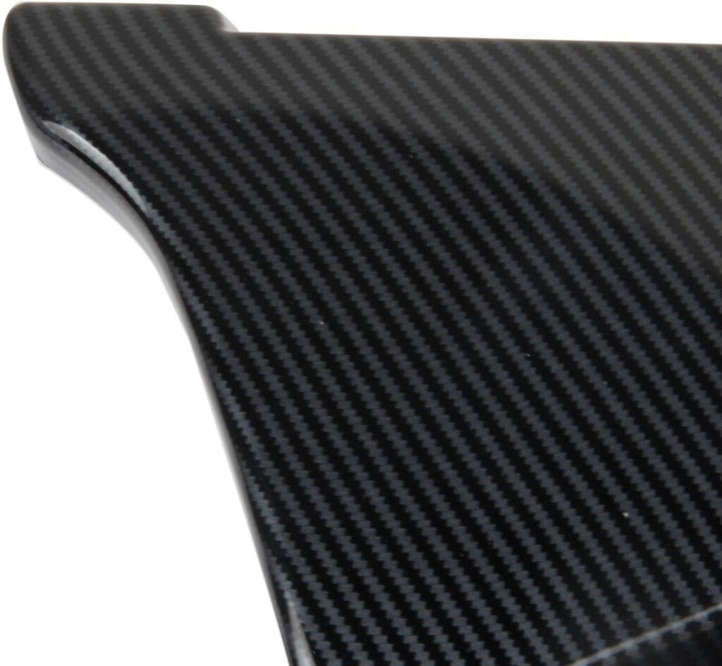 Fewshaw Carbon Fiber Style Rear Wheel Hub Cover Decoration Trim ...